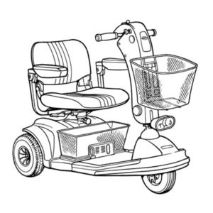 User Manuals: Invacare LYNX LX-3 Mobility Scooter