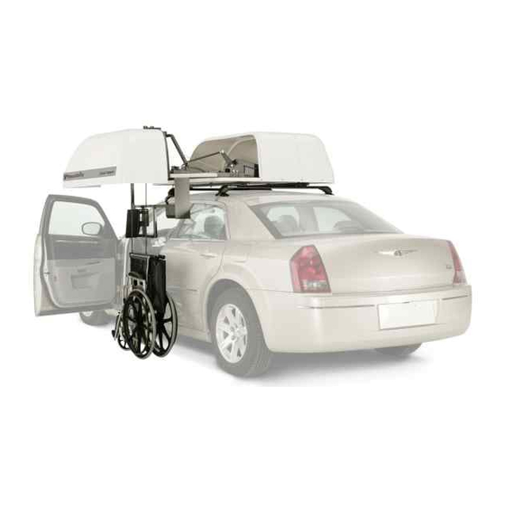 BraunAbility Chair Topper Wheelchair Lift Operating Manual | ManualsLib