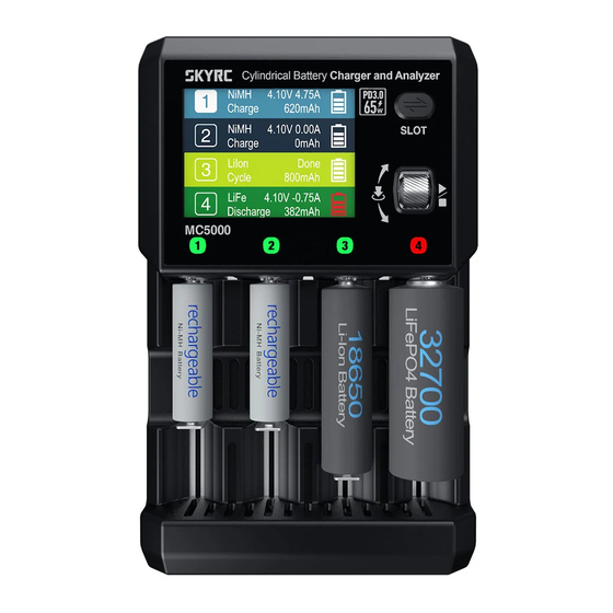 SKYRC MC5000 INSTRUCTION MANUAL Pdf Download | ManualsLib