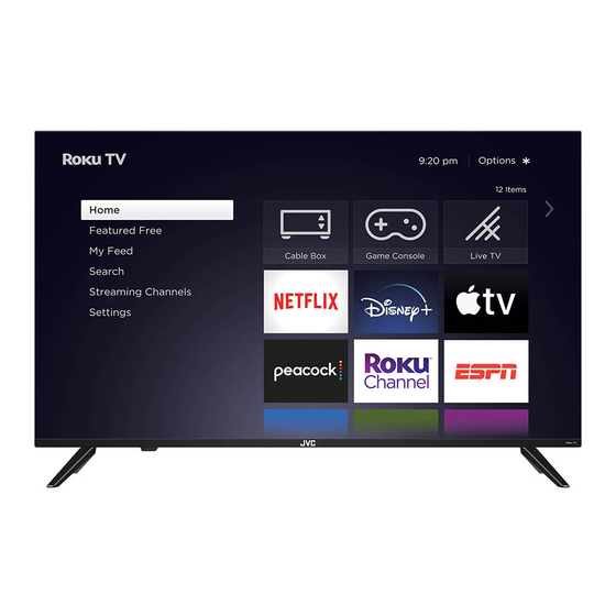 JVC ROKU LT-55MAW705 USER MANUAL Pdf Download | ManualsLib