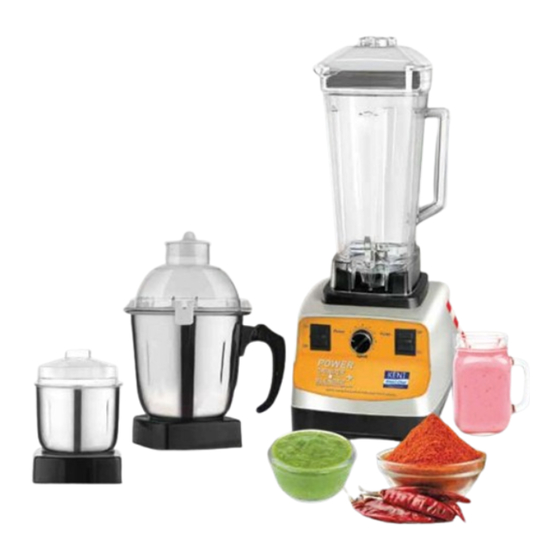 KENT POWER GRINDER & BLENDER INSTRUCTION MANUAL Pdf Download | ManualsLib