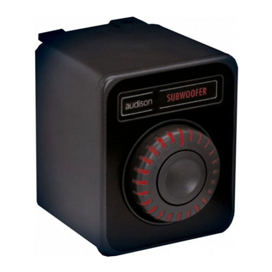 Audison VCRAK - Subwoofer Volume Remote Control Kit Manual | ManualsLib