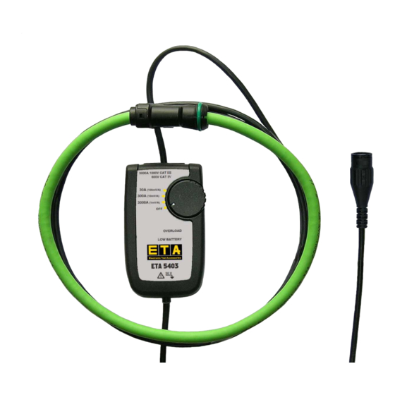 ETA 5403 OPERATING INSTRUCTIONS MANUAL Pdf Download | ManualsLib