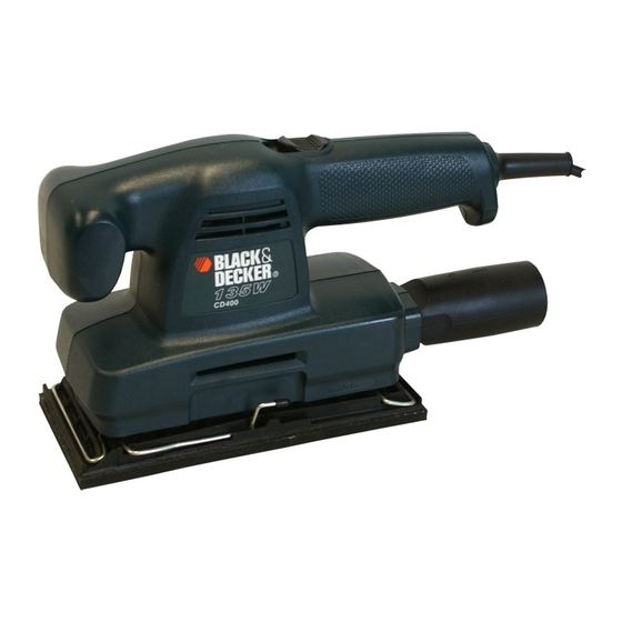 BLACK & DECKER CD400 INSTRUCTIONS MANUAL Pdf Download | ManualsLib