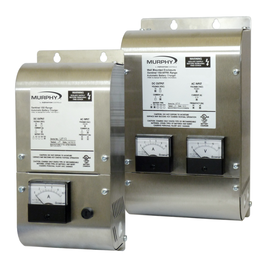 ENOVATION CONTROLS MURPHY SENTINEL 150 SERIES INSTALLATION, OPERATION ...