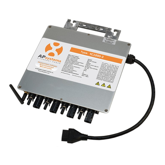 APSYSTEMS YC1000-3-3 INSTALLATION AND USER MANUAL Pdf Download | ManualsLib