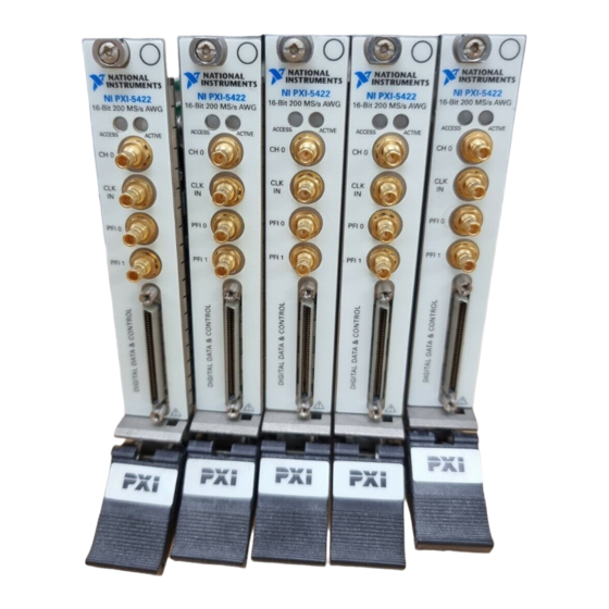 NATIONAL INSTRUMENTS NI 5422 SPECIFICATIONS Pdf Download | ManualsLib