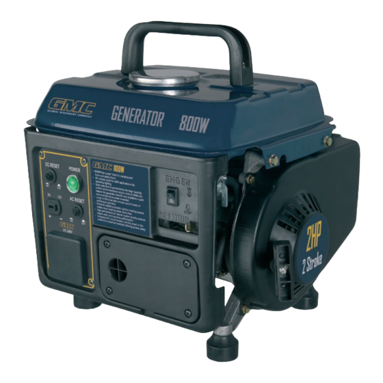 GMC GENERATOR GEN800 INSTRUCTION MANUAL Pdf Download | ManualsLib