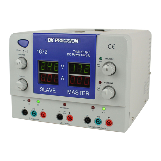 BK PRECISION 1672 INSTRUCTION MANUAL Pdf Download | ManualsLib