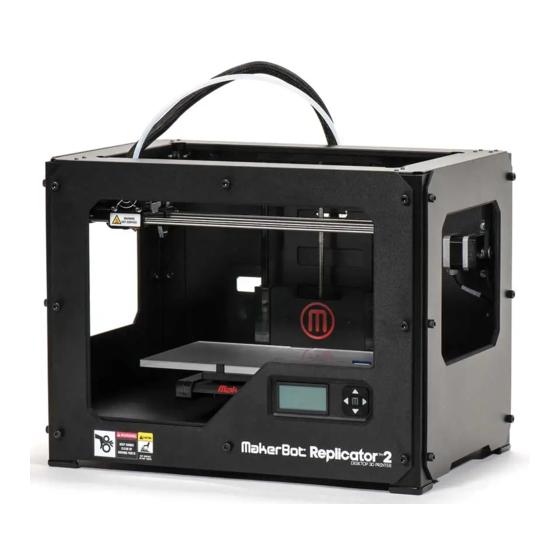 MAKERBOT REPLICATOR 2 USER MANUAL Pdf Download | ManualsLib