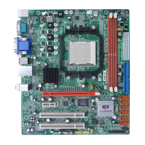 ECS A780GM-M3 MANUAL Pdf Download | ManualsLib