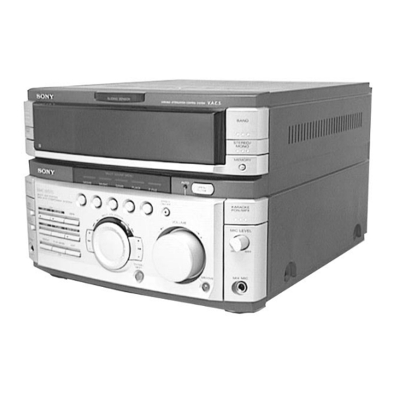 SONY STR-W555 SERVICE MANUAL Pdf Download | ManualsLib