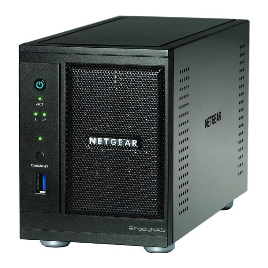 NETGEAR READYNAS 102 HARDWARE MANUAL Pdf Download | ManualsLib