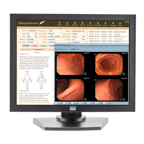 BARCO MDRC-1119 USER MANUAL Pdf Download | ManualsLib