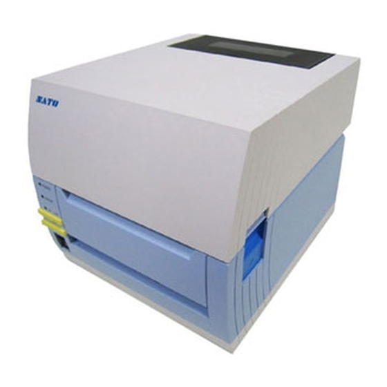 SATO CT400 PRODUCT MANUAL Pdf Download | ManualsLib
