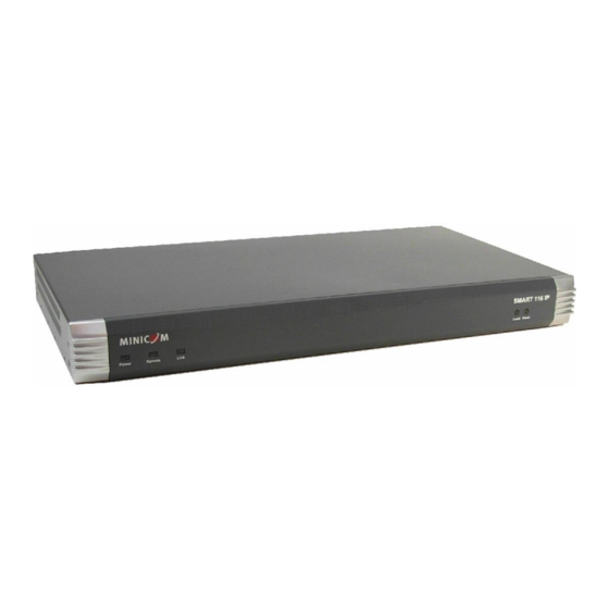 MINICOM SMART 116 IP USER MANUAL Pdf Download | ManualsLib