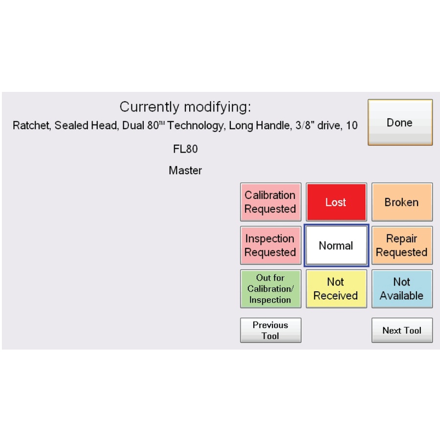 How to Report a Broken or Lost Tool | Snap-On LEVEL5 ATC | ManualsLib