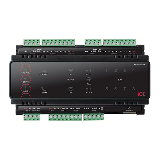 ICT PRT-CTRL-DIN INSTALLATION MANUAL Pdf Download | ManualsLib