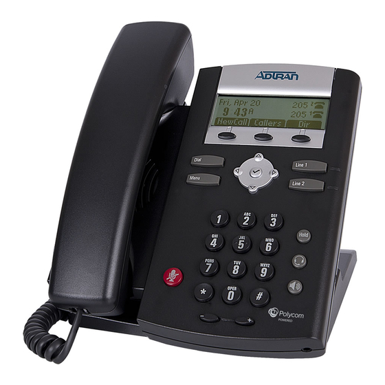 ADTRAN IP 321 BROCHURE & SPECS Pdf Download | ManualsLib