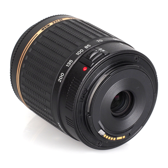 TAMRON AF55-200MM F/4-5.6 DI II LD MACRO SPECI?CATIONS Pdf Download ...