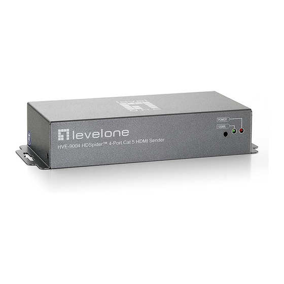 LEVELONE HVE-9004 SPECIFICATIONS Pdf Download | ManualsLib