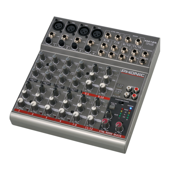 PHONIC AM55 USER MANUAL Pdf Download | ManualsLib
