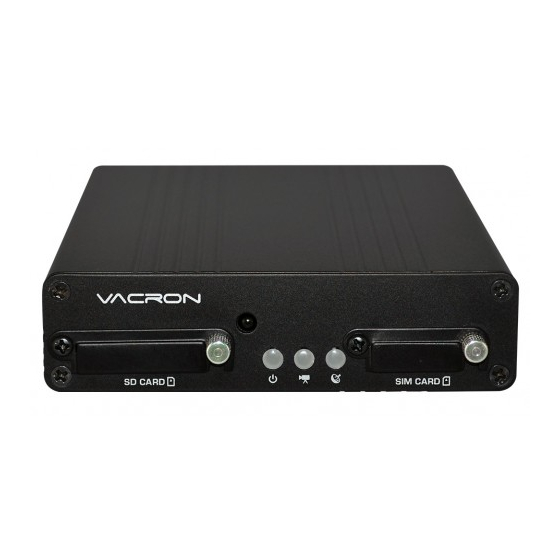 VACRON VEHICLE DVR SYSTEM USER MANUAL Pdf Download | ManualsLib