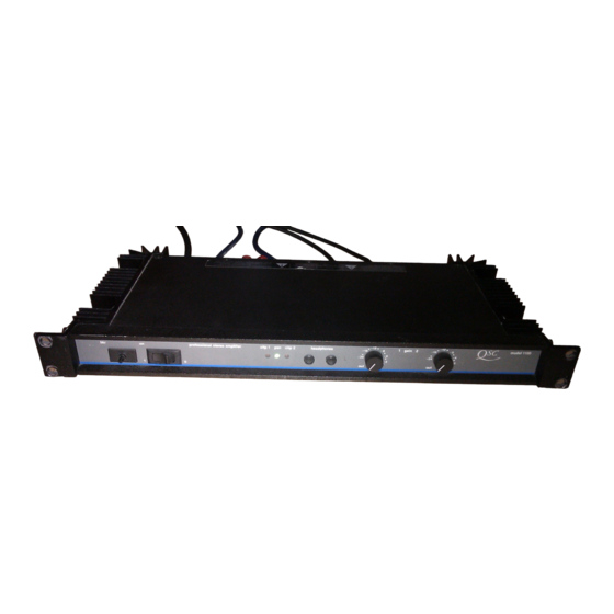 QSC 1100 SPECIFICATIONS Pdf Download | ManualsLib