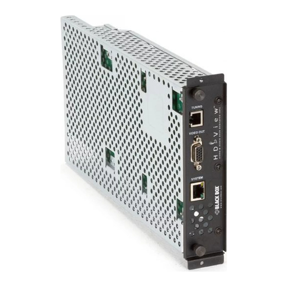 BLACK BOX AC3003A-NEC USER MANUAL Pdf Download | ManualsLib