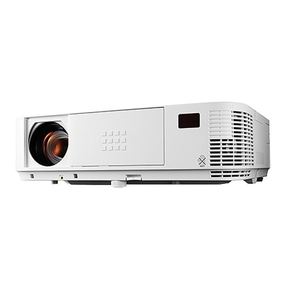 NEC M282X SPECIFICATIONS Pdf Download | ManualsLib