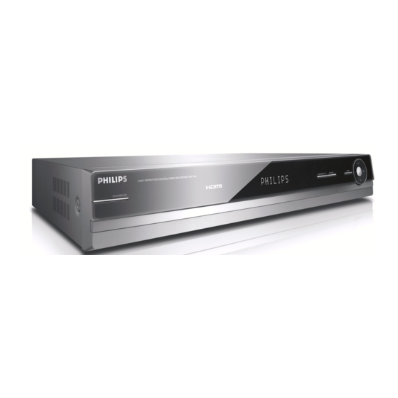 PHILIPS DVR7100 SPECIFICATIONS Pdf Download | ManualsLib