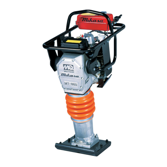 MULTIQUIP MIKASA MT-86D OPERATION AND PARTS MANUAL Pdf Download ...