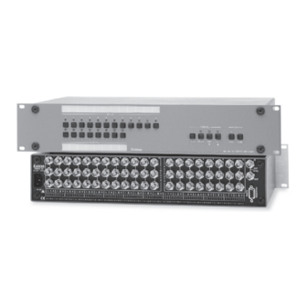 EXTRON ELECTRONICS MATRIX 50 SERIES USER MANUAL Pdf Download | ManualsLib