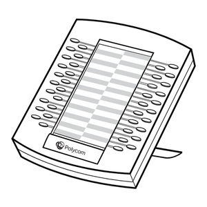POLYCOM VVX EXPANSION MODULE QUICK START MANUAL Pdf Download | ManualsLib