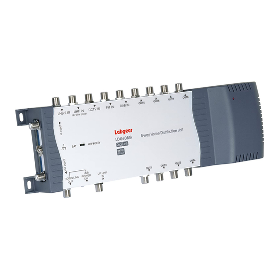 LABGEAR LDU608G QUICK START MANUAL Pdf Download | ManualsLib