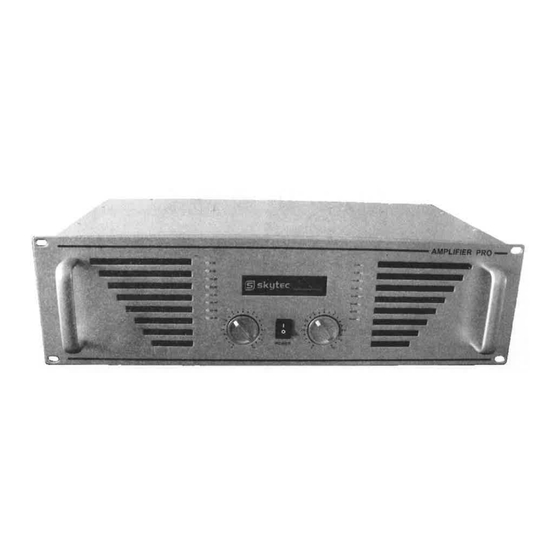 SKYTEC PRO1000 INSTRUCTIONS MANUAL Pdf Download | ManualsLib