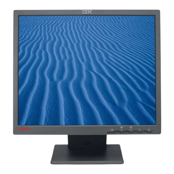 IBM L190(9329-AB9) SERVICE MANUAL Pdf Download | ManualsLib