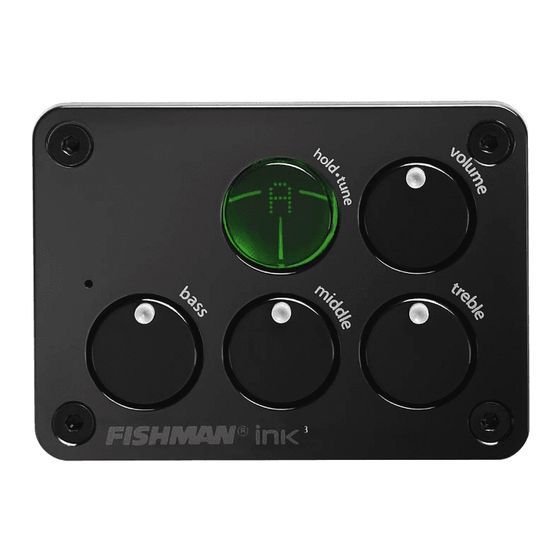 FISHMAN INK 3 USER MANUAL Pdf Download | ManualsLib