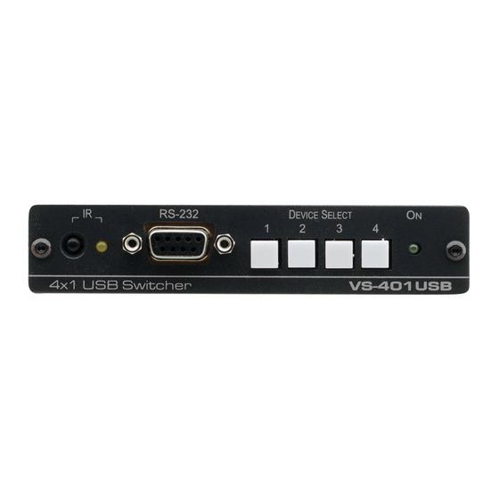 KRAMER VS-401USB USER MANUAL Pdf Download | ManualsLib