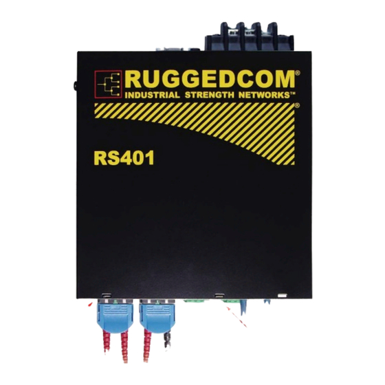 RUGGEDCOM RUGGEDSERVER RS401 SPECIFICATION Pdf Download | ManualsLib