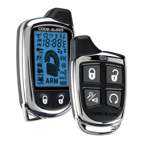 CODE ALARM CA 1552 OWNER'S MANUAL Pdf Download | ManualsLib