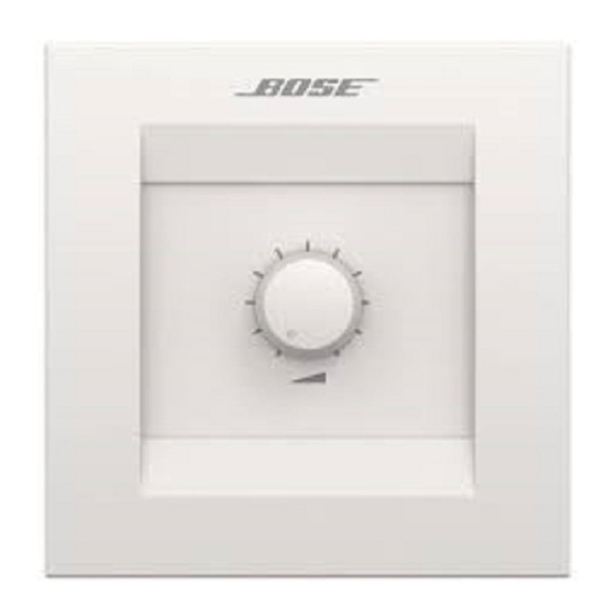 BOSE VOLUME CONTROL USER INTERFACE INSTALLATION MANUAL Pdf Download ...