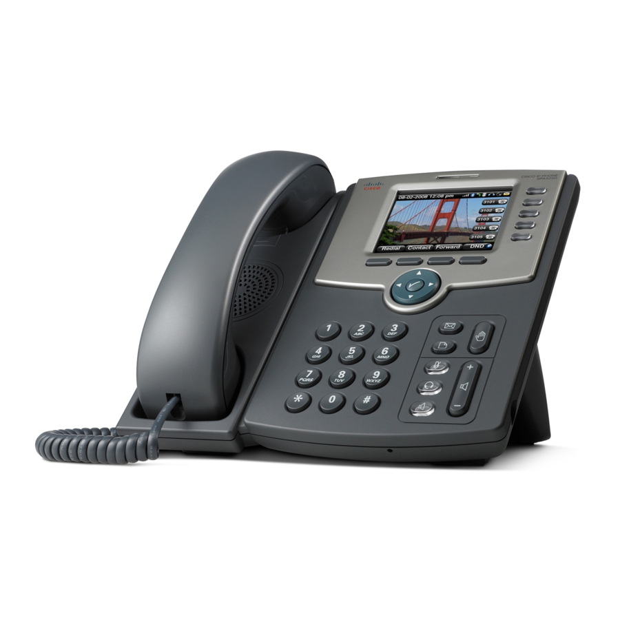 CISCO SPA 525G USER MANUAL Pdf Download | ManualsLib