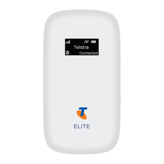 TELSTRA ELITE PRE-PAID USER MANUAL Pdf Download | ManualsLib