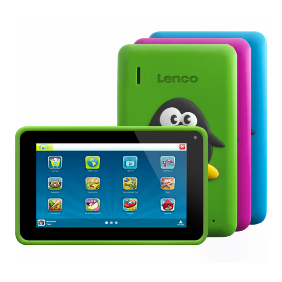 LENCO COOLTAB-722 USER MANUAL Pdf Download | ManualsLib