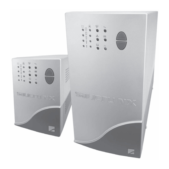 SALICRU NX SERIES USER'S MANUAL, INSTALLATION AND START-UP Pdf Download ...