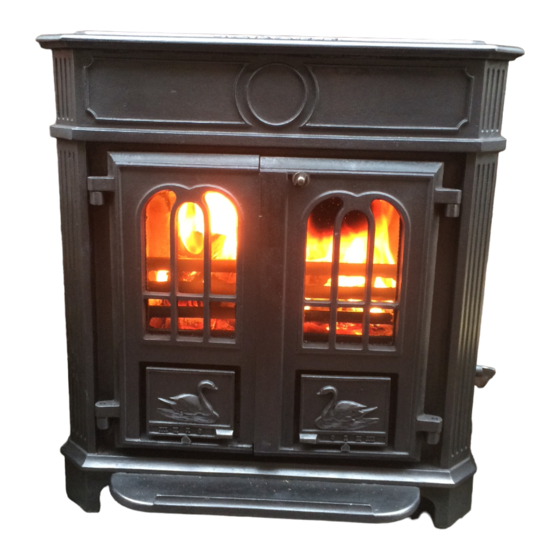 COALBROOKDALE FREESTANDING SEVERN STOVE WITH BOILER OPERATING ...