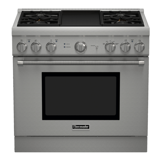 THERMADOR PROFESSIONAL PRO HARMONY PRG304GH USE AND CARE MANUAL Pdf ...