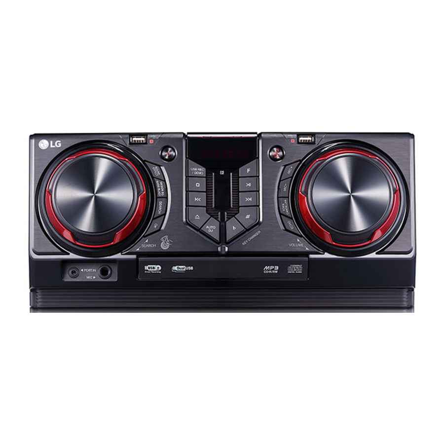 LG CJ65 - 900W Hi-Fi Entertainment System Simple Manual | ManualsLib