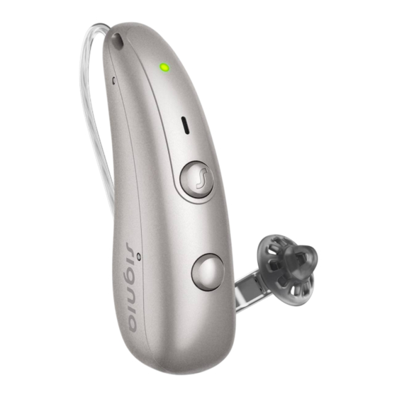 SIGNIA PURE CHARGE&GO BCT IX QUICK START MANUAL Pdf Download | ManualsLib